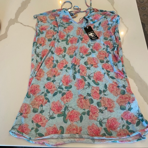 Wildfox | Swim | Wildfox Swim Bora Bora Cover Up Roses Floral Print ...